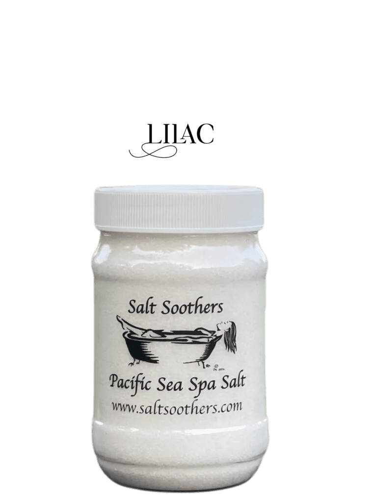 Lilac Dye Free Pacific Sea Spa Salt - Salt Soothers